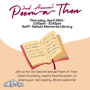 Second Annual Poem-A-Thon – Tupper Lake Public Library